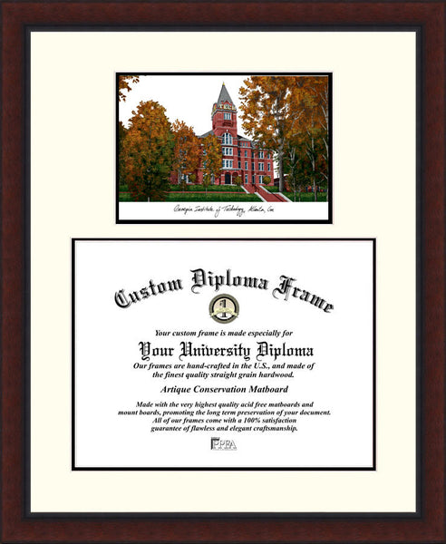 Georgia Institute of Technology 17w x 14h Legacy Scholar Diploma Frame ...