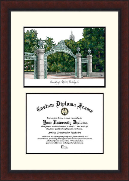 University of California, Berkeley 11w x 8.5h Legacy Scholar Diploma F ...