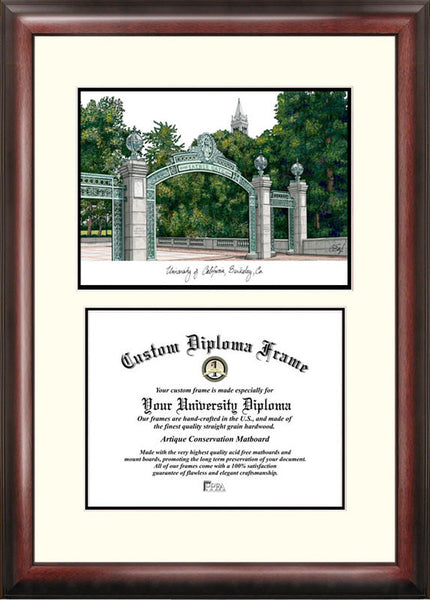 University of California, Berkeley 11w x 8.5h Scholar Diploma Frame ...