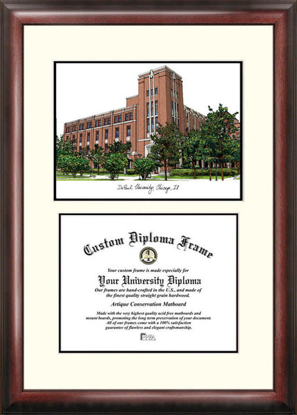 DePaul University 11w x 8.5h Scholar Diploma Frame – CI Frames